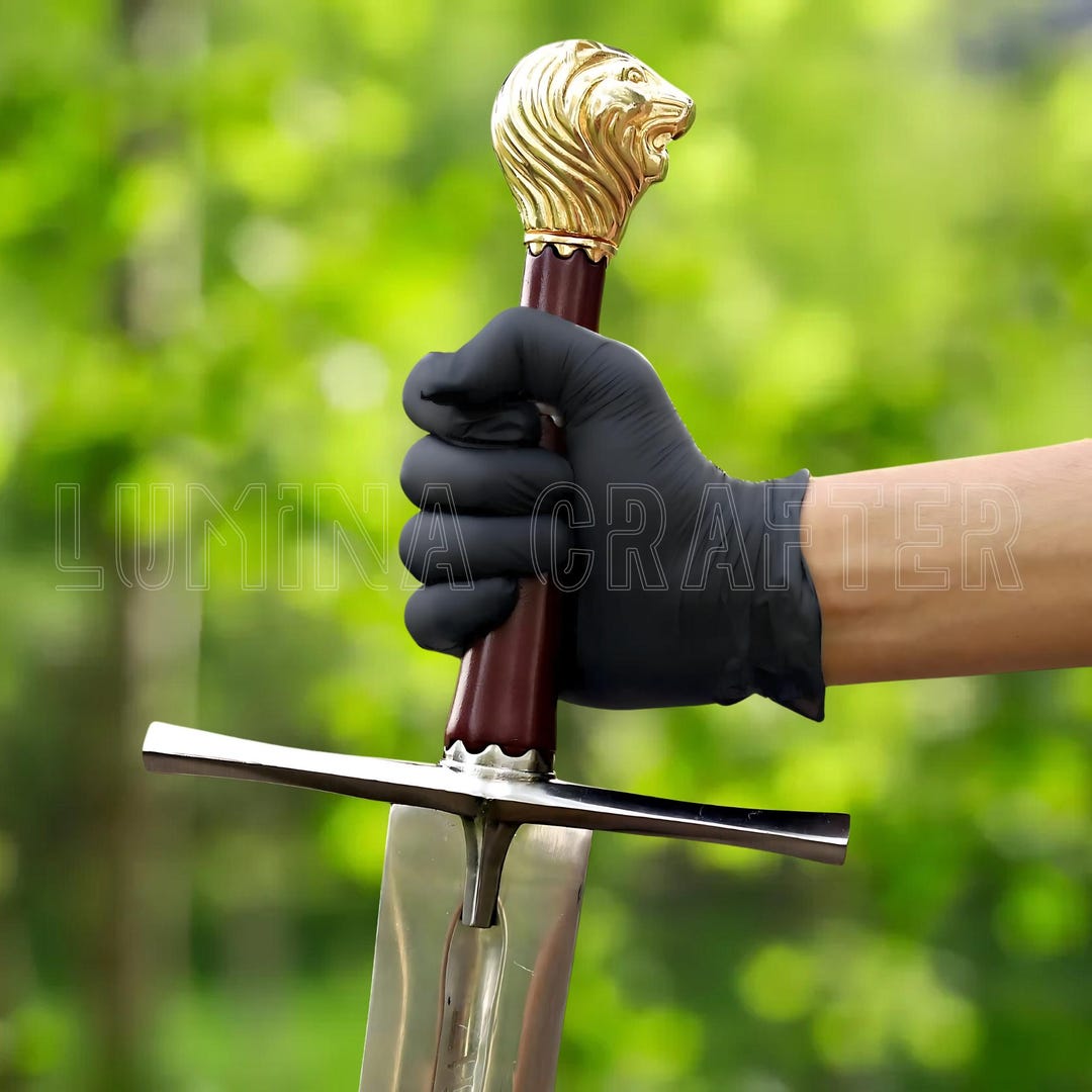 Handcrafted Royal Fantasy Longsword: Medieval Cosplay Sword With Sheath ...