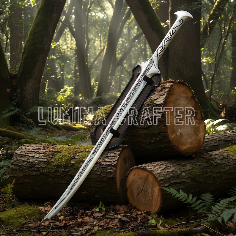 Handmade Elven Sword: Medieval Movie Replica, Personalized Viking Style ...