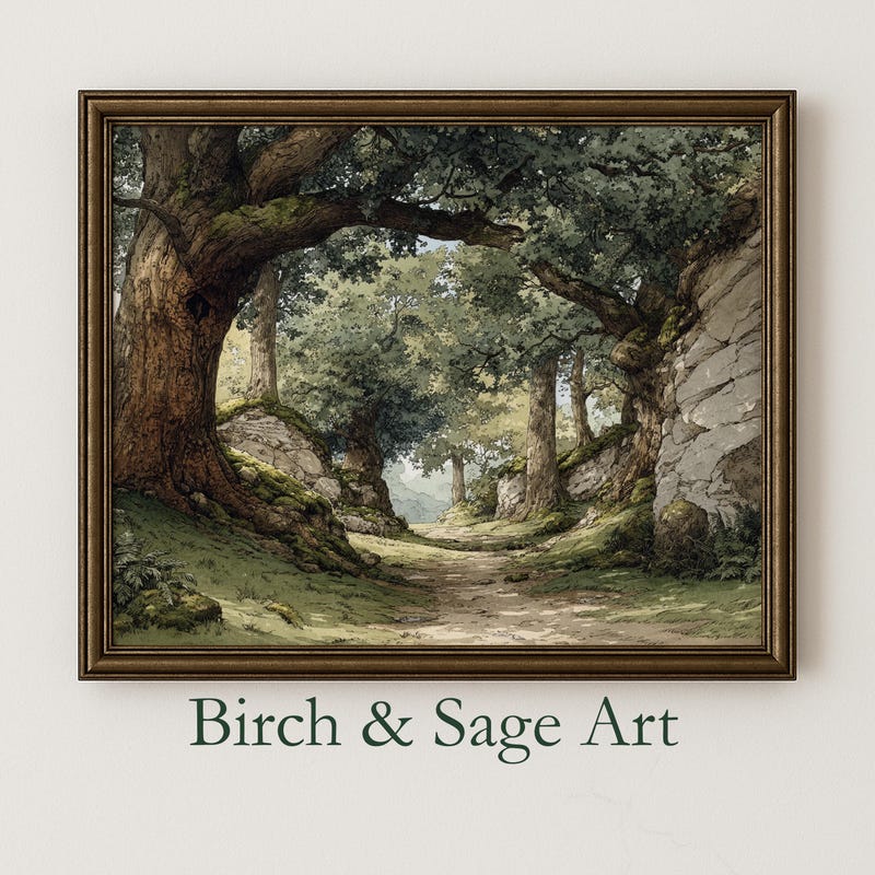 Forest Printable Horizontal - Etsy