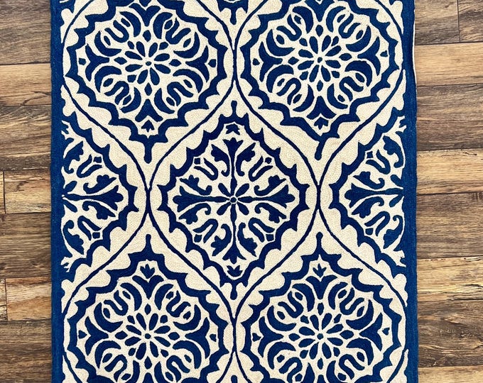 Handmade Kashmir Wool Rug | Elegant Handcrafted Floor Covering ...