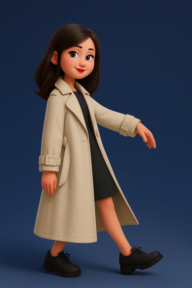 Pixar Style 3D Cartoon Avatar: Personalized Digital Portrait (digital ...