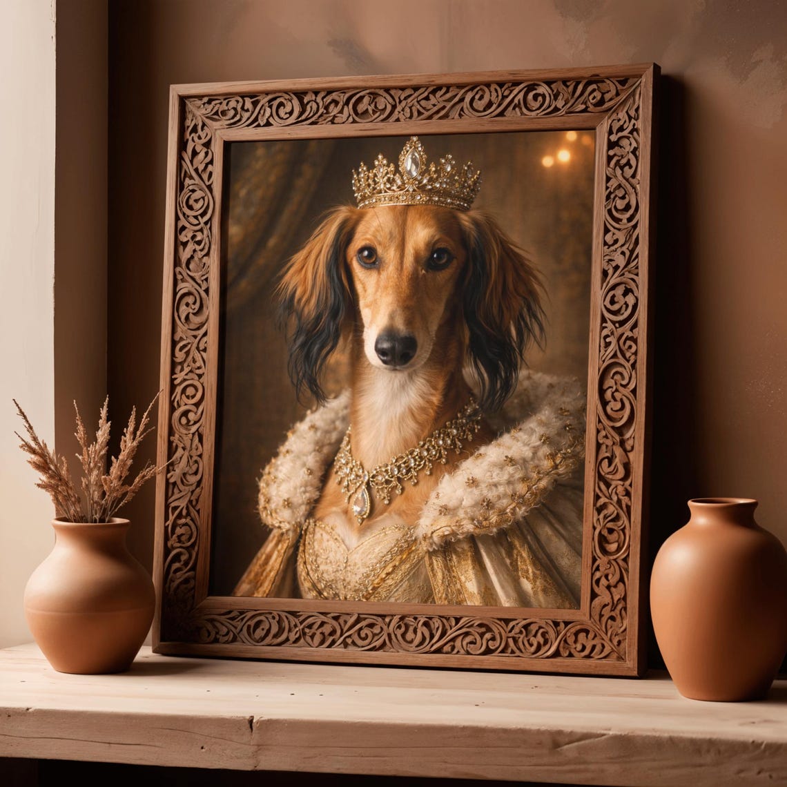 Choose Your Royal Pet Portrait , Custom Dog & Cat Renaissance Art From ...