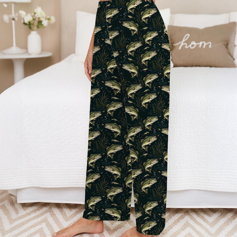 Pajama Bottoms With Fish - Etsy