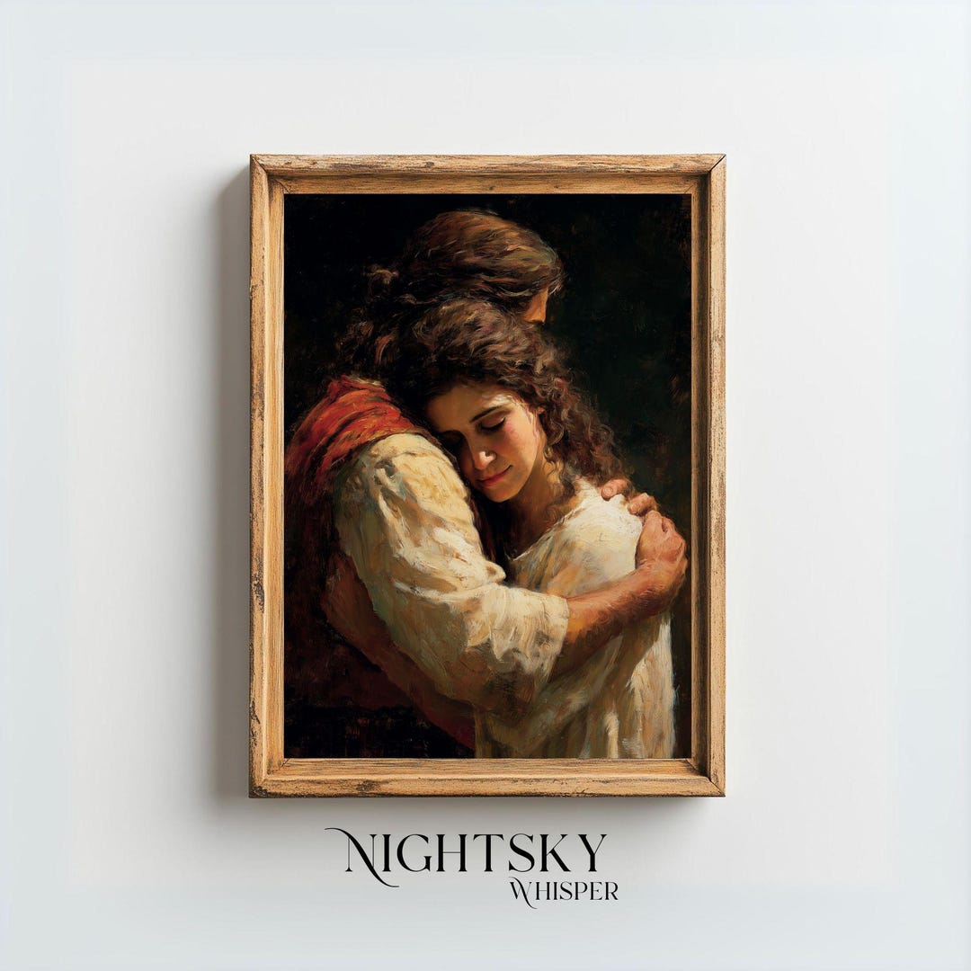 Jesus Hugging Woman Download Jesus and Woman Digital Download Spiritual ...