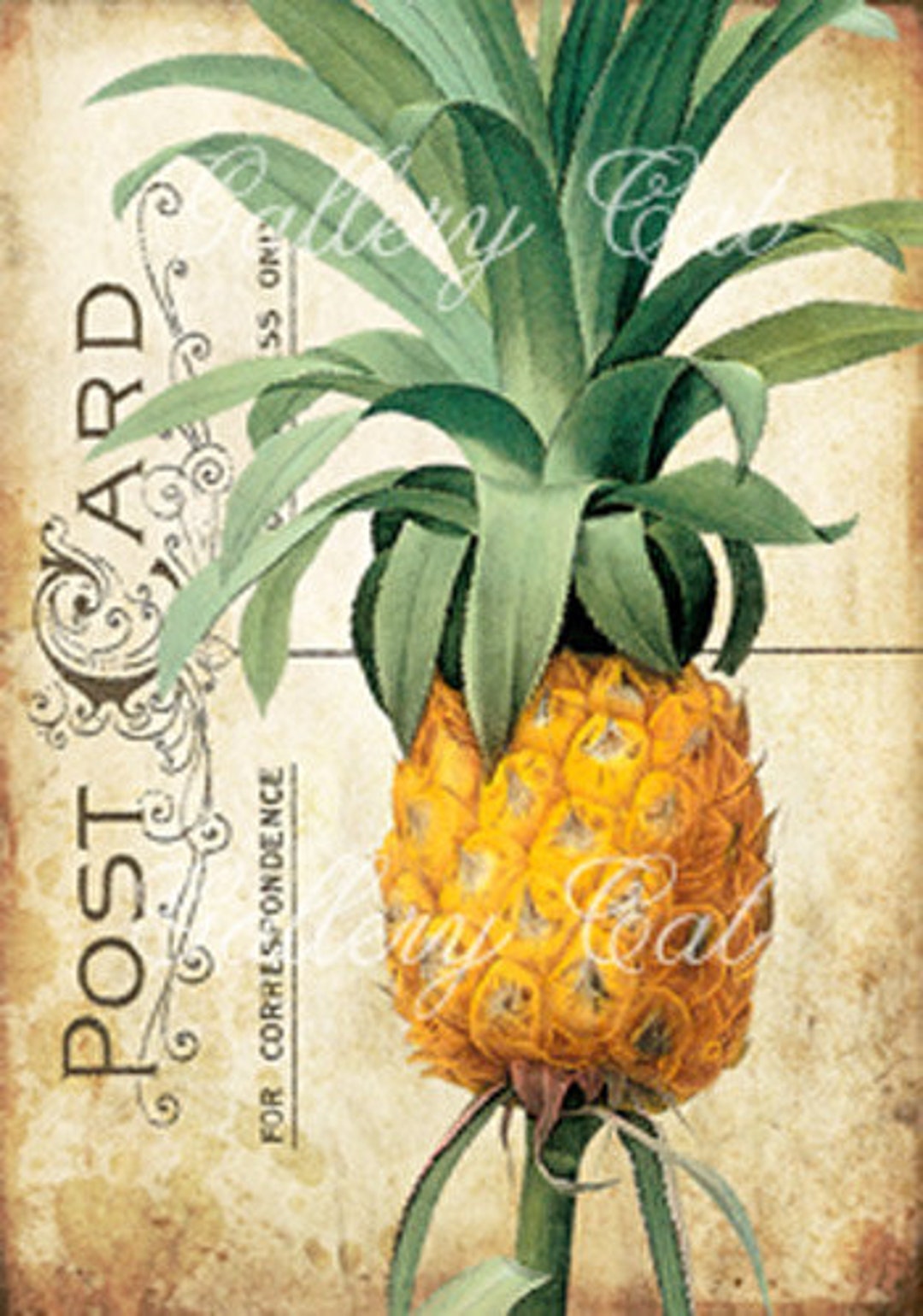 PINEAPPLE TAGS Digital Collage Sheet Instant Download Paper Crafts ...