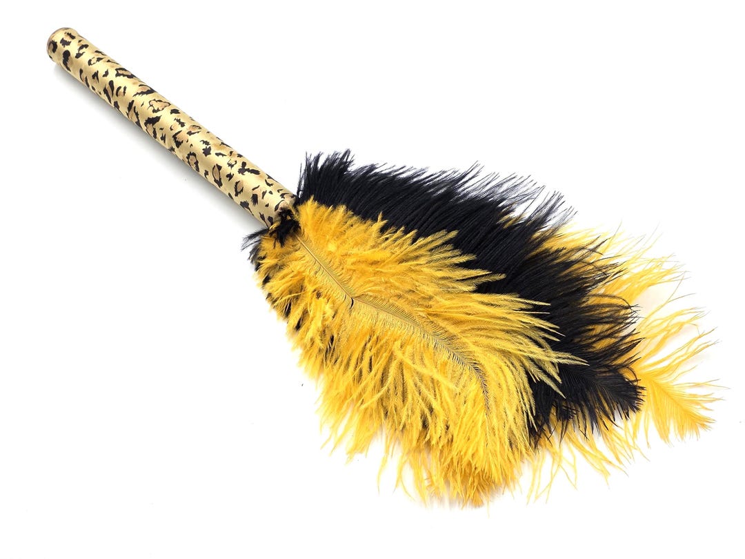 Leopard Print Tickling Feather - Etsy