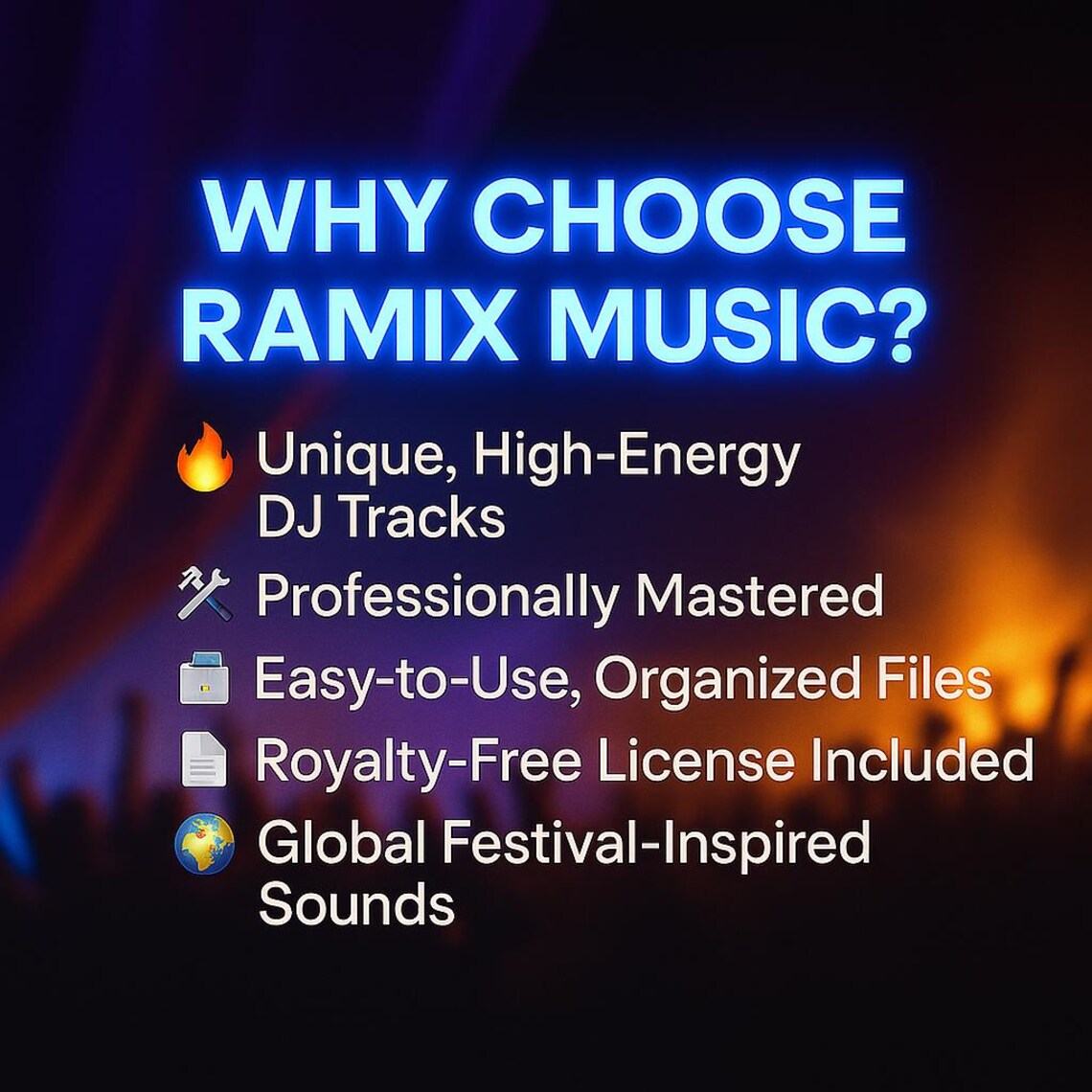 High-energy DJ Music Pack: 20 Royalty-free EDM Tracks (MP3 Digital ...