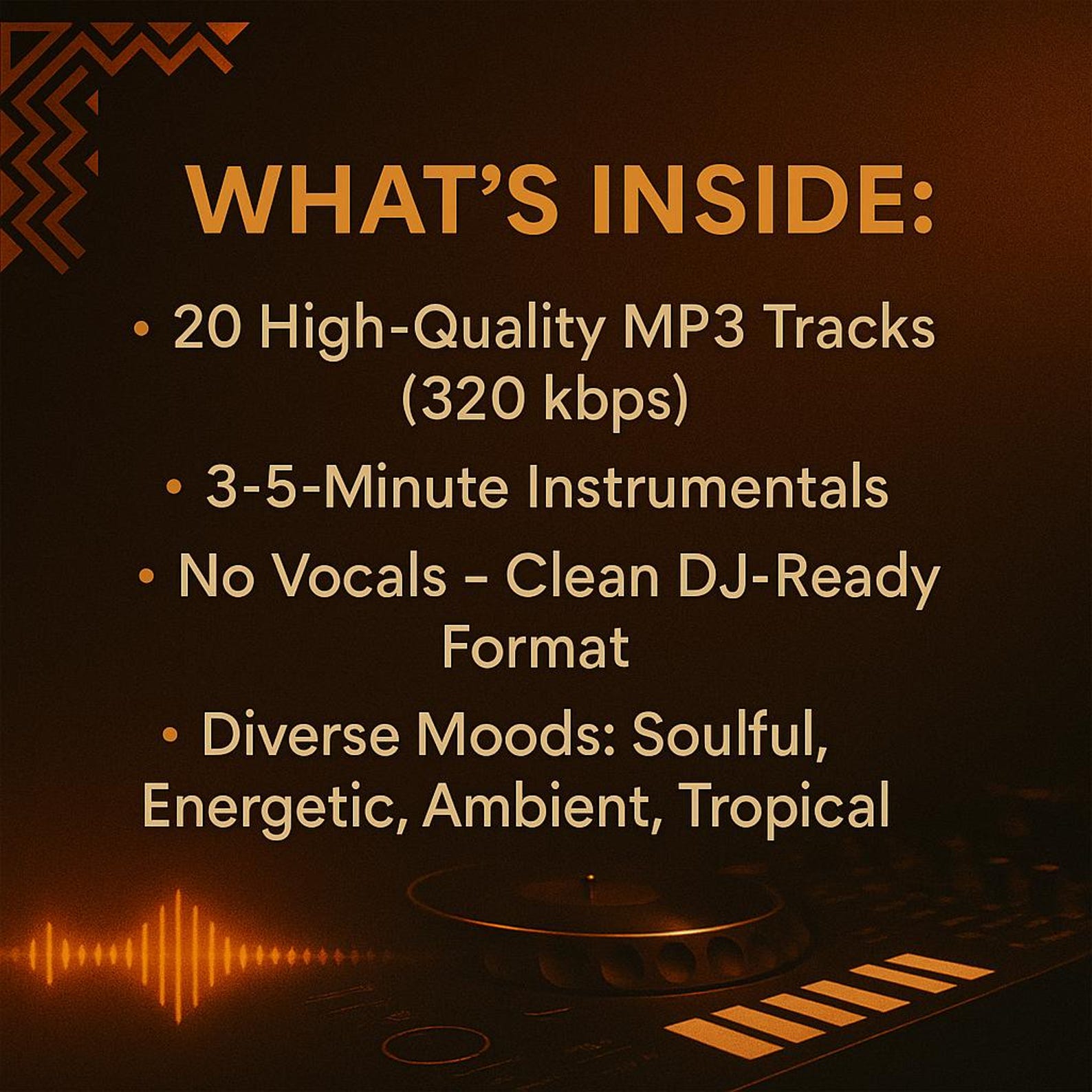 Amapiano DJ Music Pack Vol. 1: Royalty-free Afro-house Instrumentals ...