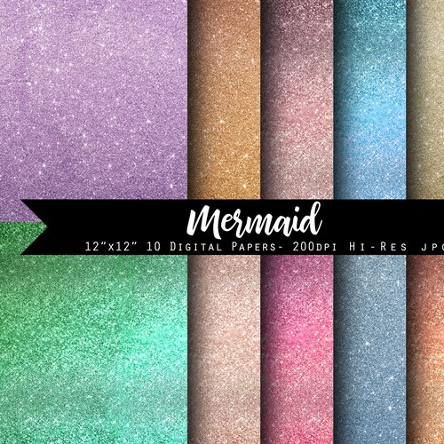Sparkly Glitter Digital Paper 18 Glitter Texture Papers | Etsy