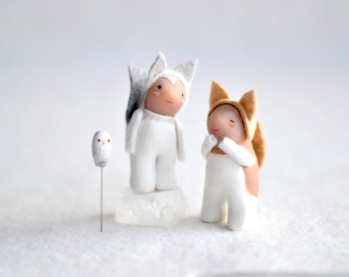 Ania & Max Husky Puppy Miniature Figurine - Etsy