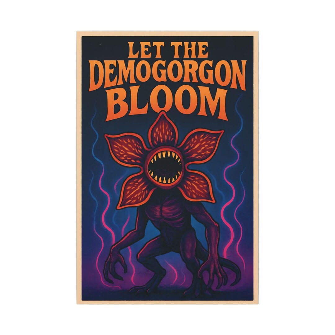 Deja que el Demogorgon florezca - Arte de terror de Stranger Things ...