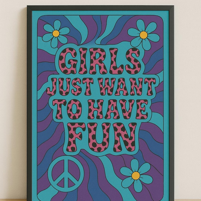 Hippie Poster - Etsy