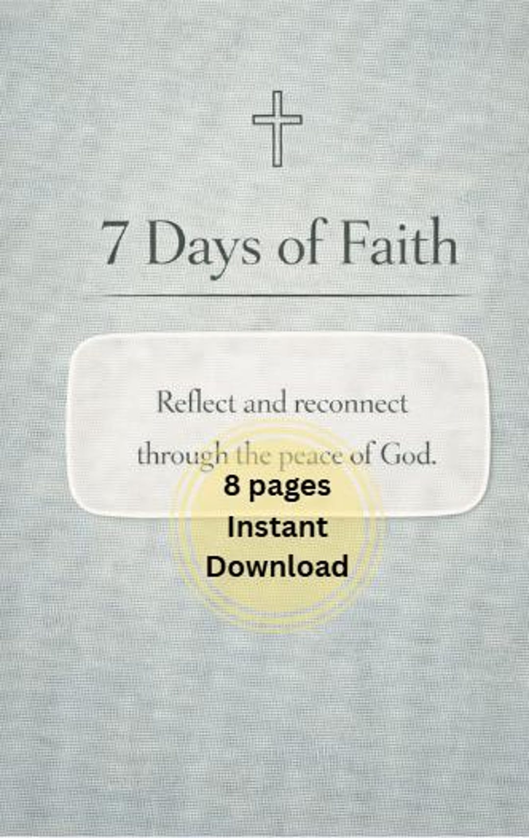 7 Days of Faith Printable Devotional Journal Prayer & Reflection ...