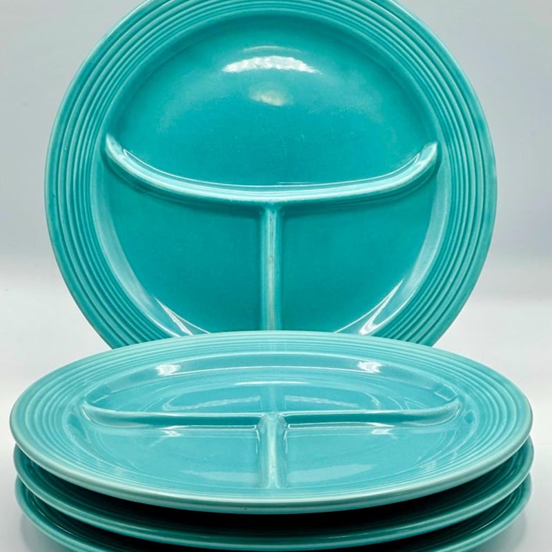 Turquoise Ceramic Plates - Etsy