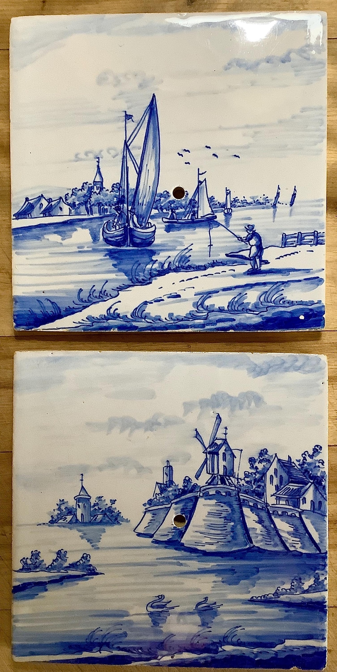 Delft Tiles, Netherlands, Hand-painted Scenes, Decorative Wall Tiles - Etsy