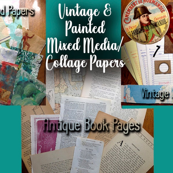 Hand Painted Papers - Etsy