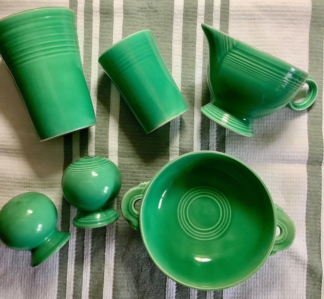 Vintage Original Green Fiestaware HLC, Various Pieces to Choose From - Etsy