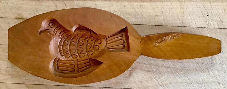 Butter Paddle / Cookie Mold, Antique, Carved Bird, Springerle - Etsy