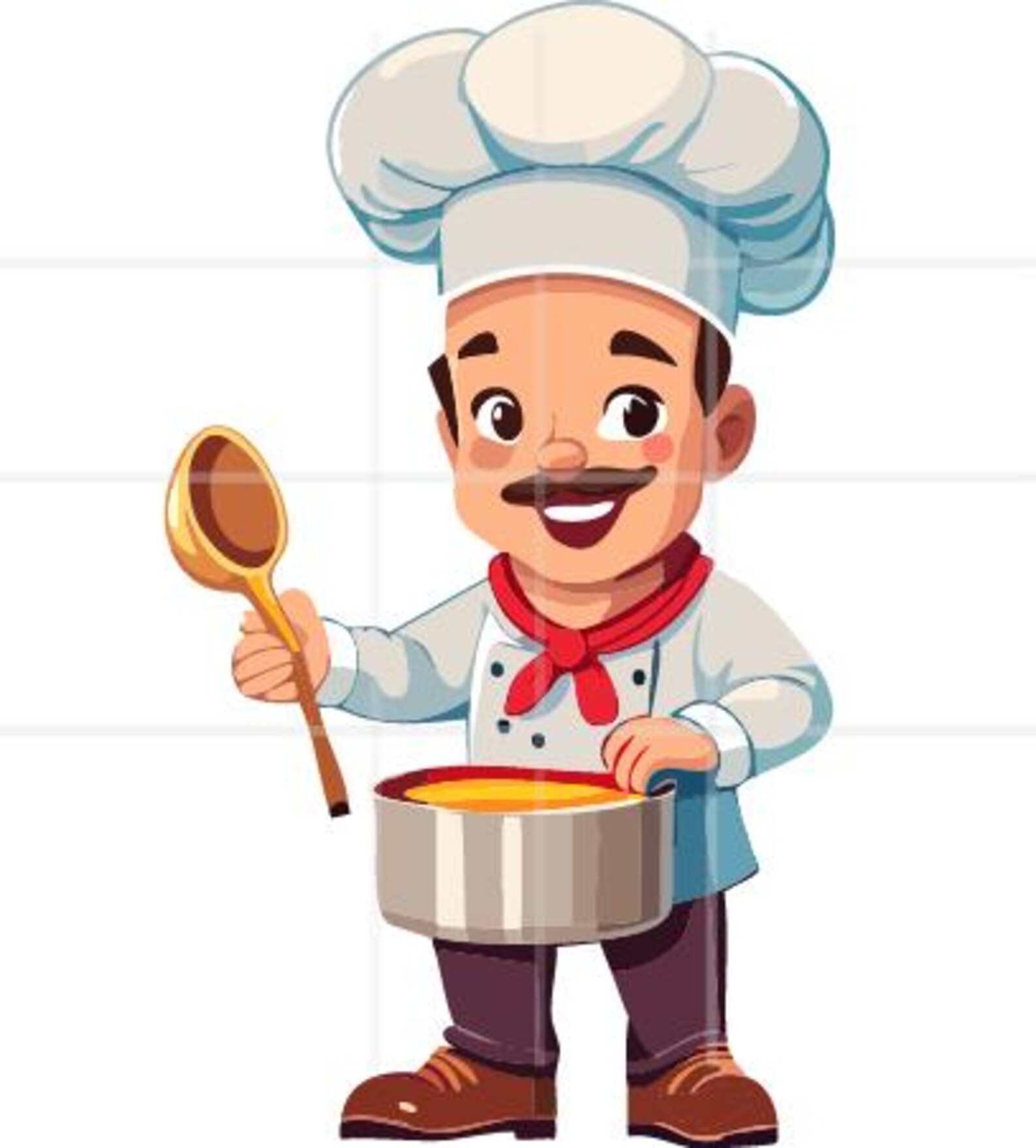 Male Chef Clip Art That is Ready to Drop Into Your Next Project, Menu ...