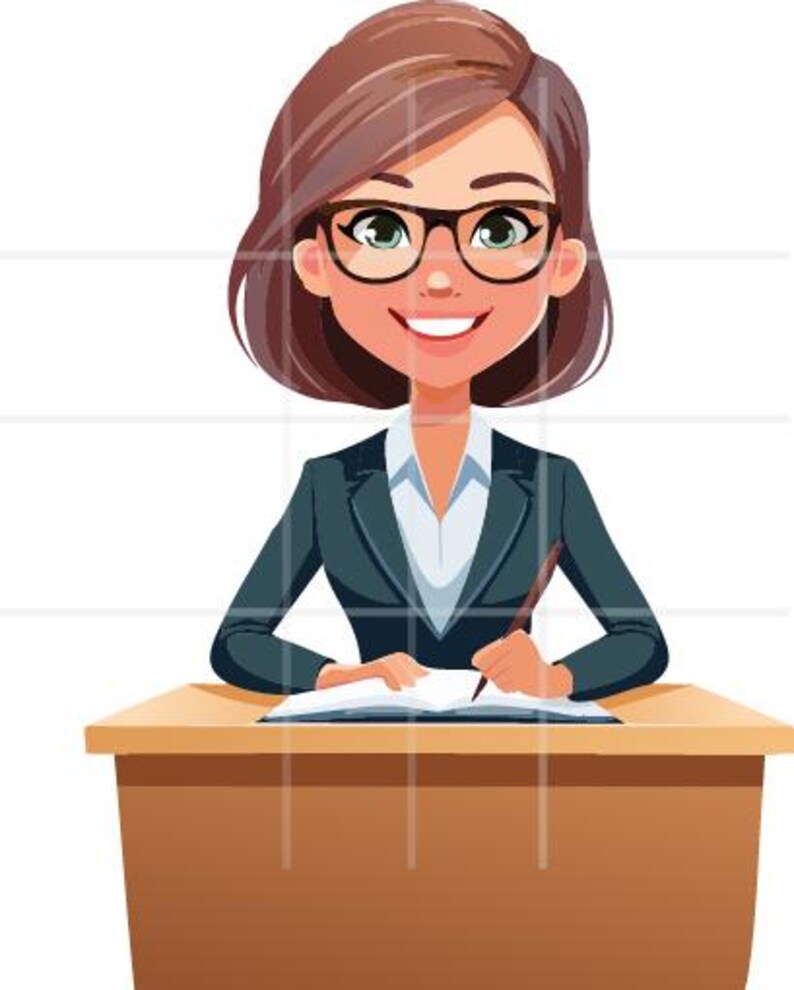 Female Teacher Clip Art Available for Immediate Downloading and ...