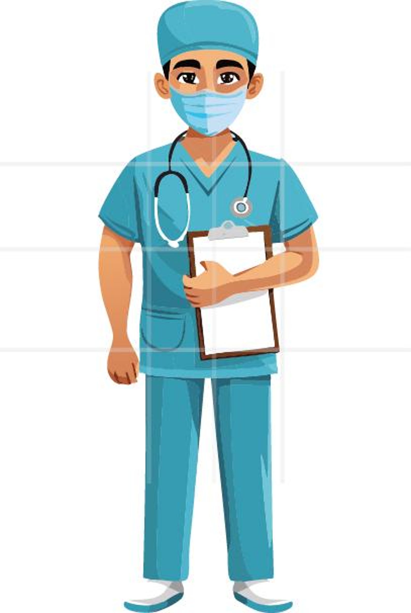 Male Doctor Clip Art Ready for Immediate Insertion Into Your Project ...