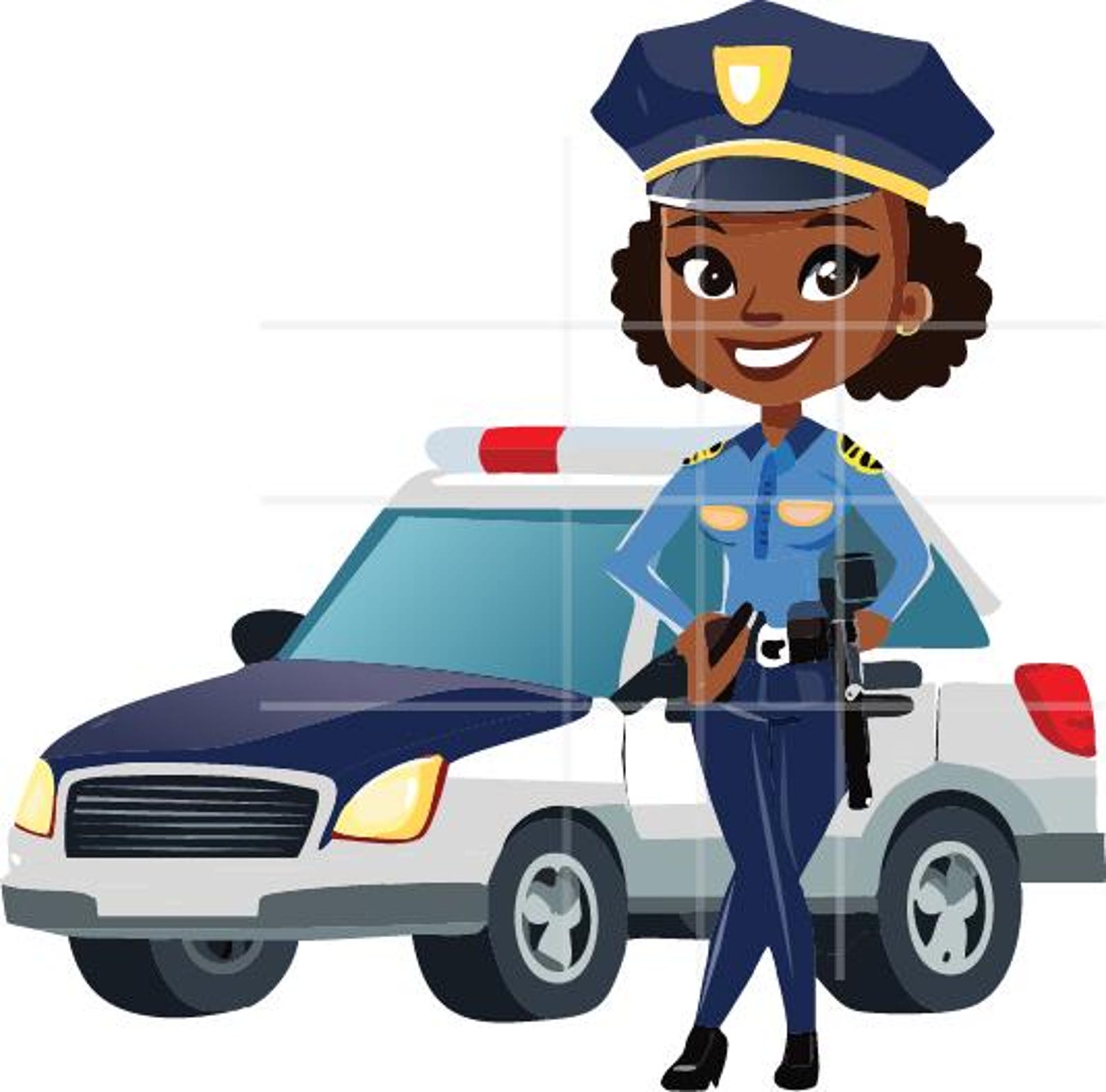 Police Woman Clip Art - Ready for Immediate Use in Your Digital Project ...