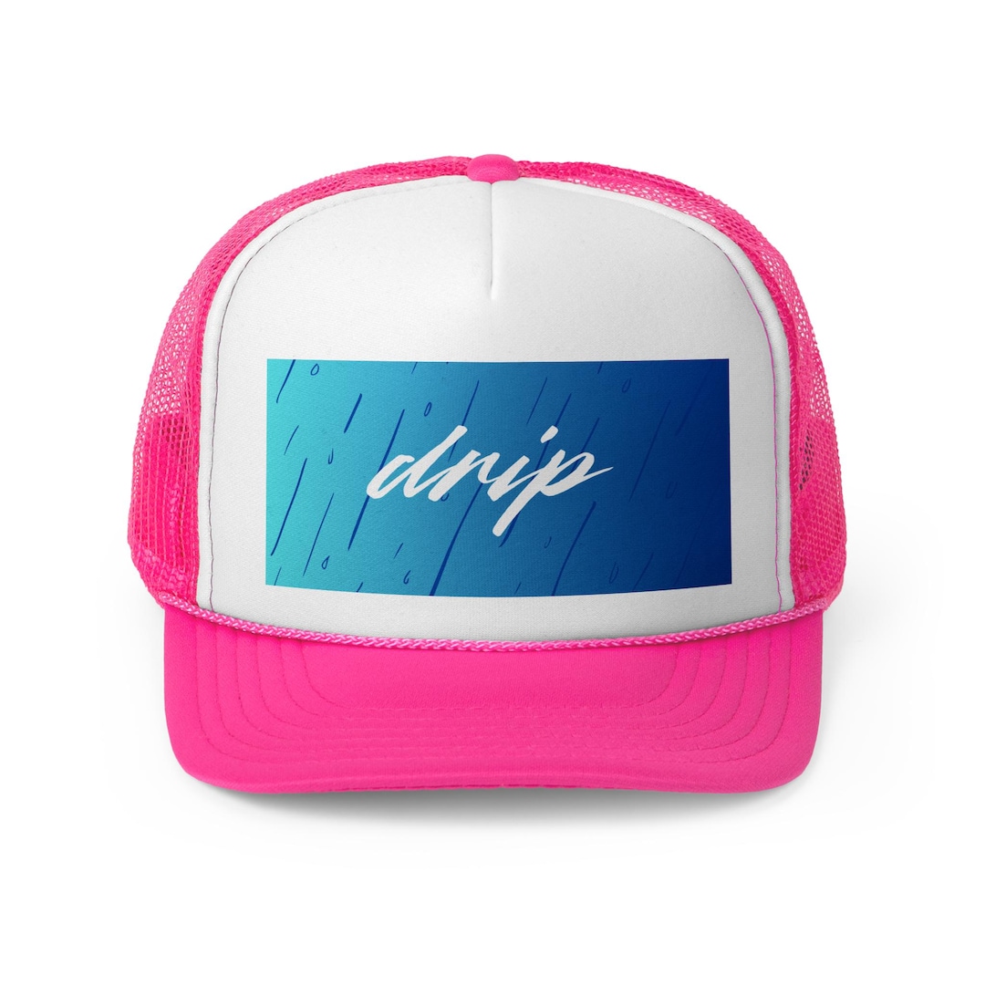 Stylish Drip Trucker Cap, Trendy Hat for Summer, Perfect Gift for ...