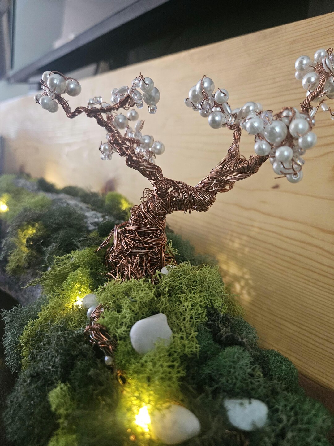 Silver Path to the White Blossom Tree - Etsy