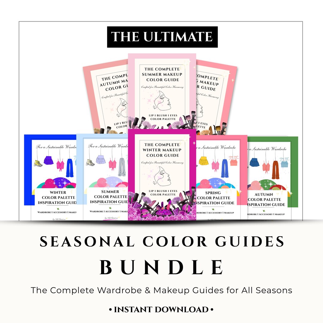 The Ultimate Seasonal Color Guides Bundle: Color Analysis System ...