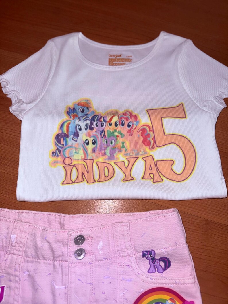Custom My Pony Birthday Set - Etsy