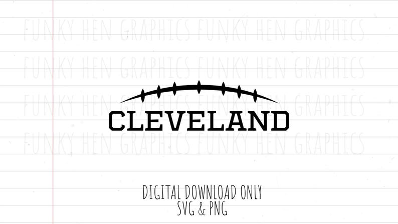 Cleveland Football, Browns, PNG SVG Digital Download - Etsy