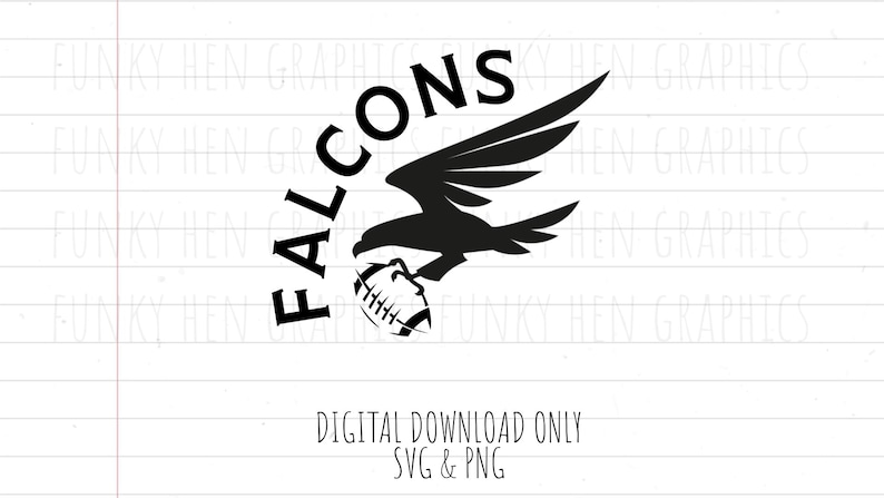 Atlanta Falcons Nfl Football PNG and SVG Digital Download Art - Etsy