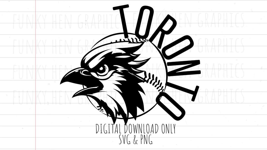 Toronto Blue Jays Baseball PNG and SVG Digital Download - Etsy