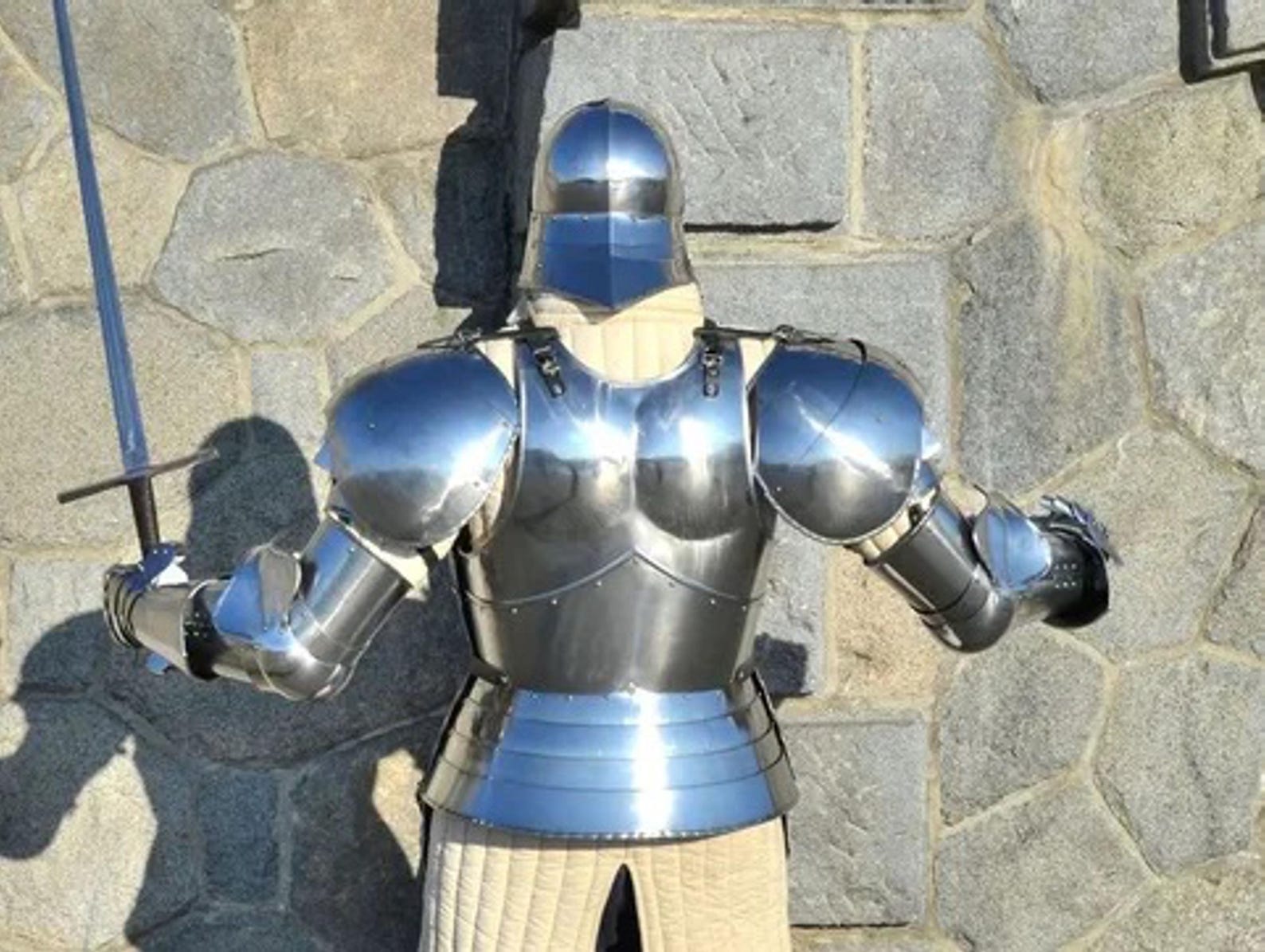 Medieval Steel Upper Body Plate Armor | 16th Century Renaissance Knight ...