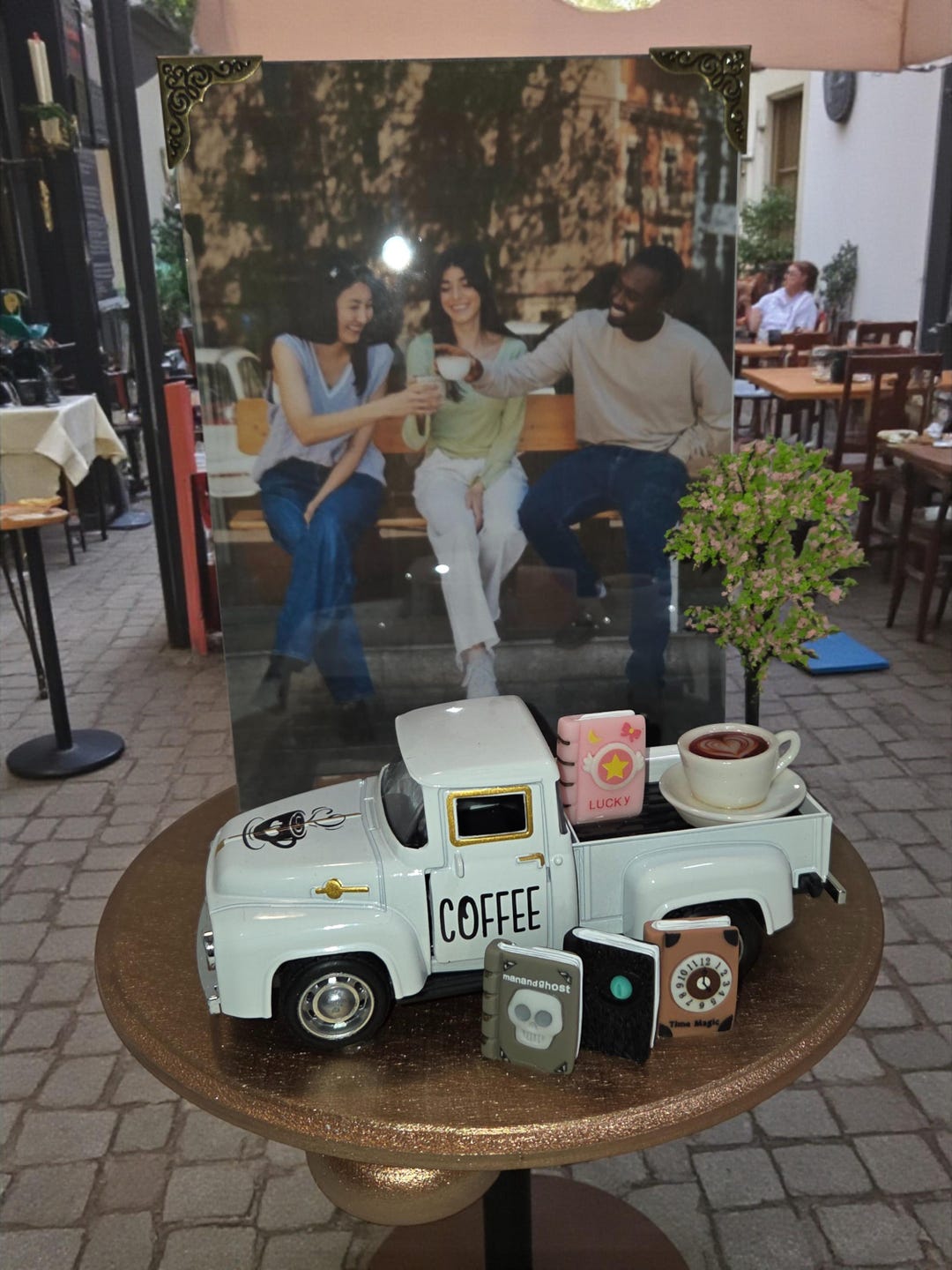 Coffee Time 5x7 Vignette: 1950s Pickup Truck & Books - Etsy