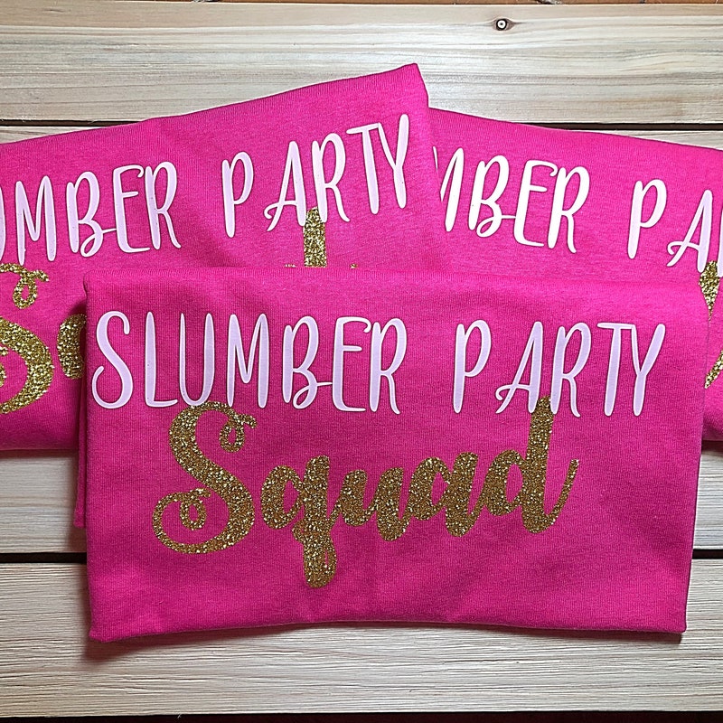 Slumber Party Squad Shirt - Etsy