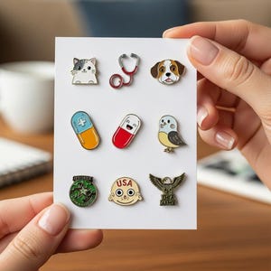 Custom Enamel Pins, Personalized Enamel Pins, Custom Logo Enamel Pins ...