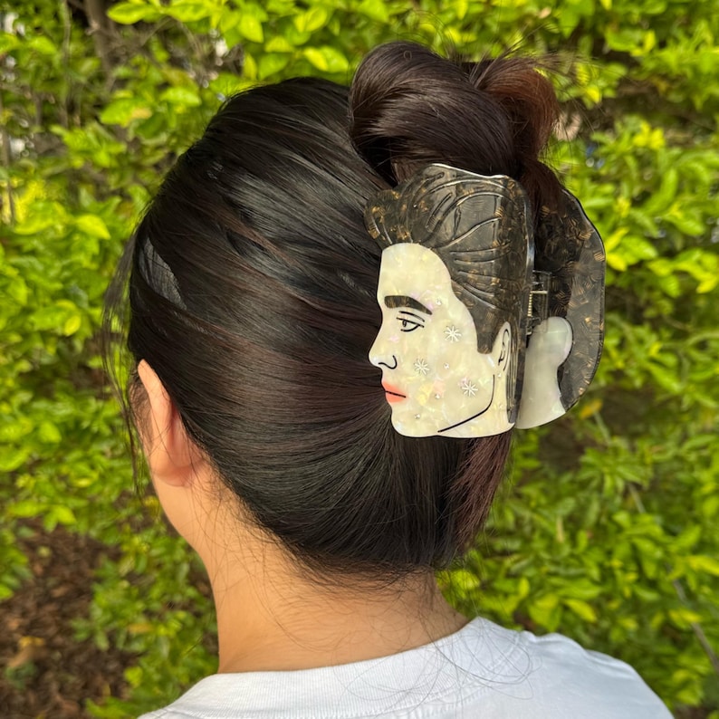 Middernacht Edward Cullen glitter gezicht dubbelzijdig haarklauwclips ...