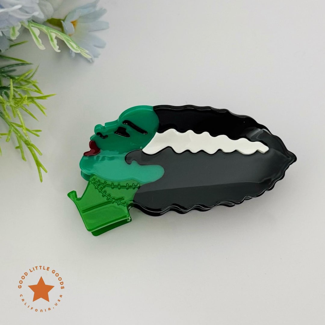 Gothic Bride of Frank Small Claw Hair Clip, Universal Monster Inspired ...