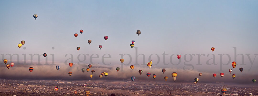 DIGITAL PRINT Balloon Fiesta Storm - Etsy