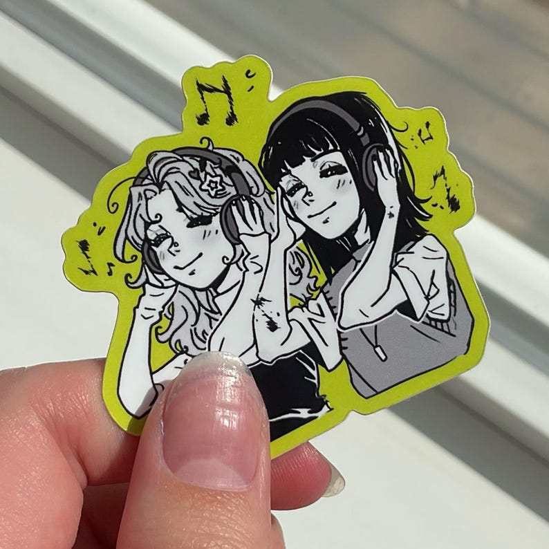 TGSWIIWAGAA | Green Yuri Sticker | Mitsuki | Aya | Mitsuaya Sticker ...