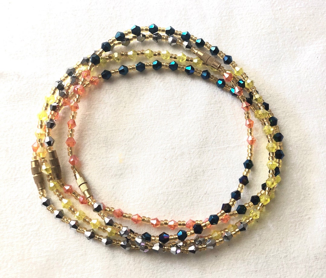 Stylish African Beaded Anklets Multi-coloured - Etsy