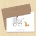New Baby. New Baby Card. Baby Carriage. Baby Shower Card. Baby ...