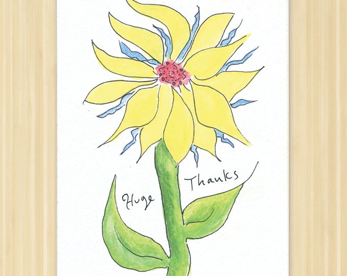 Flower Thank You. Flower Card. Thank You Card. Flower. Appreciation ...