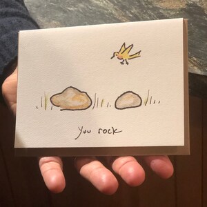 Encouragement Card. You Rock. Greeting Cards, Friendship Card ...