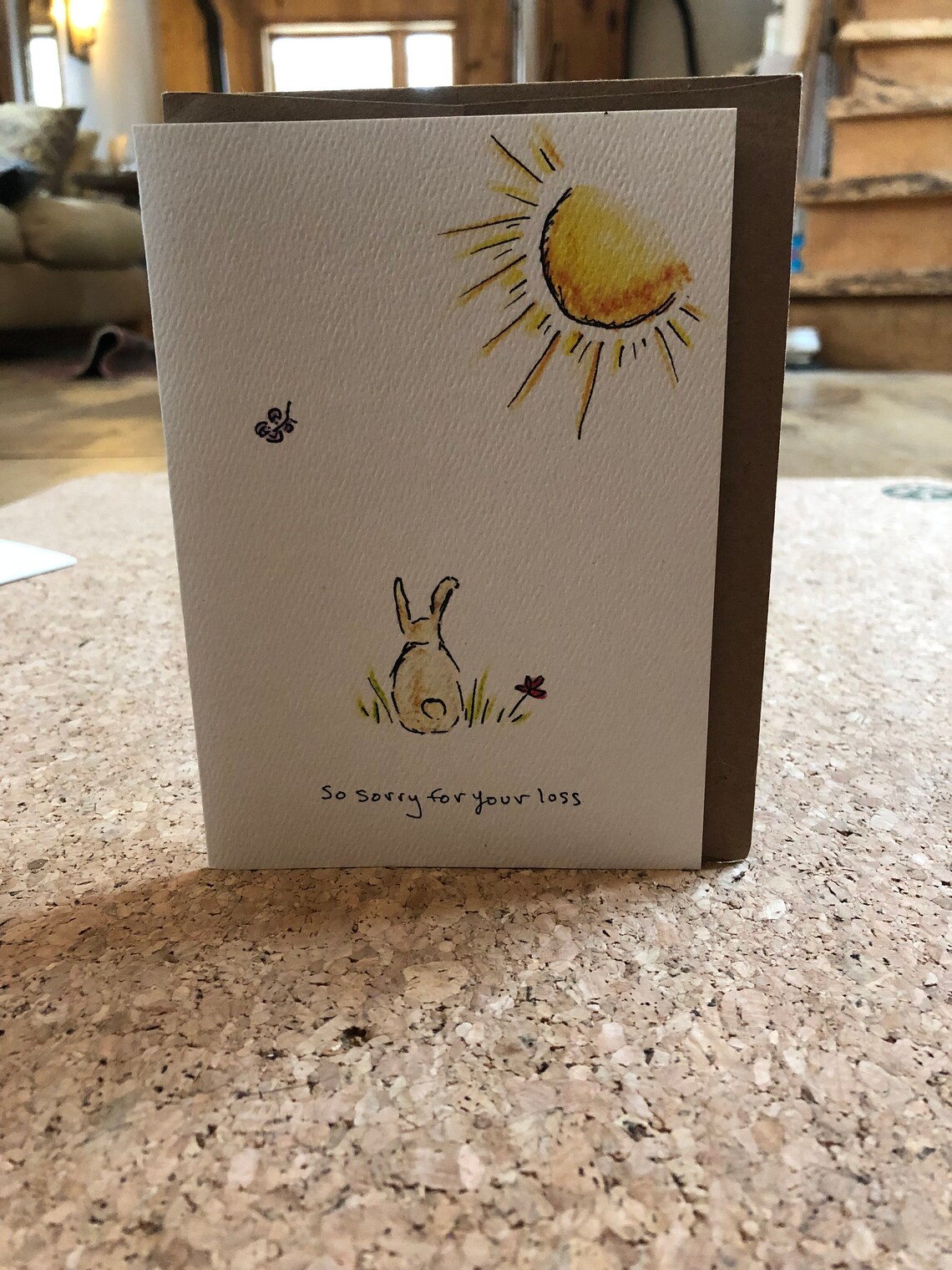 Bunny Sympathy Card Pack of 10 so Sorry for Your Loss Pet - Etsy