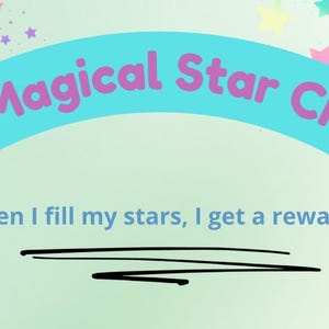 Magical Galaxy Star Chart Printable | Kids Behavior Reward Chart ...