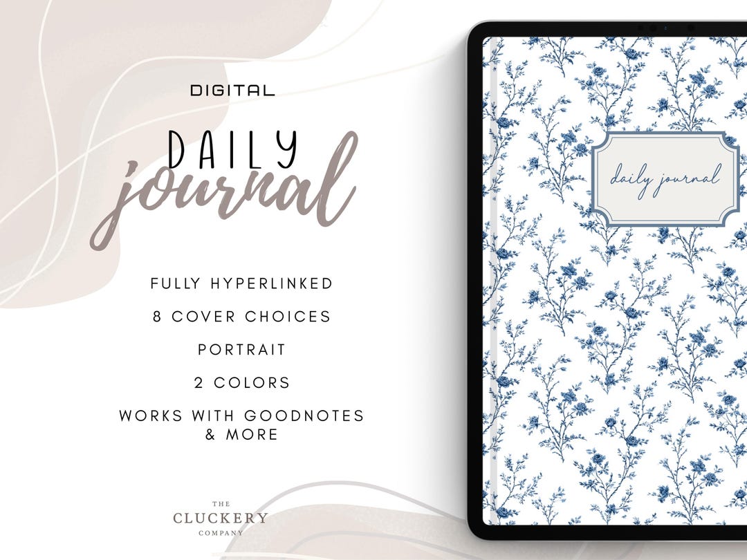 Digital Daily Journal: Goodnotes Planner With Note Templates (PDF ...
