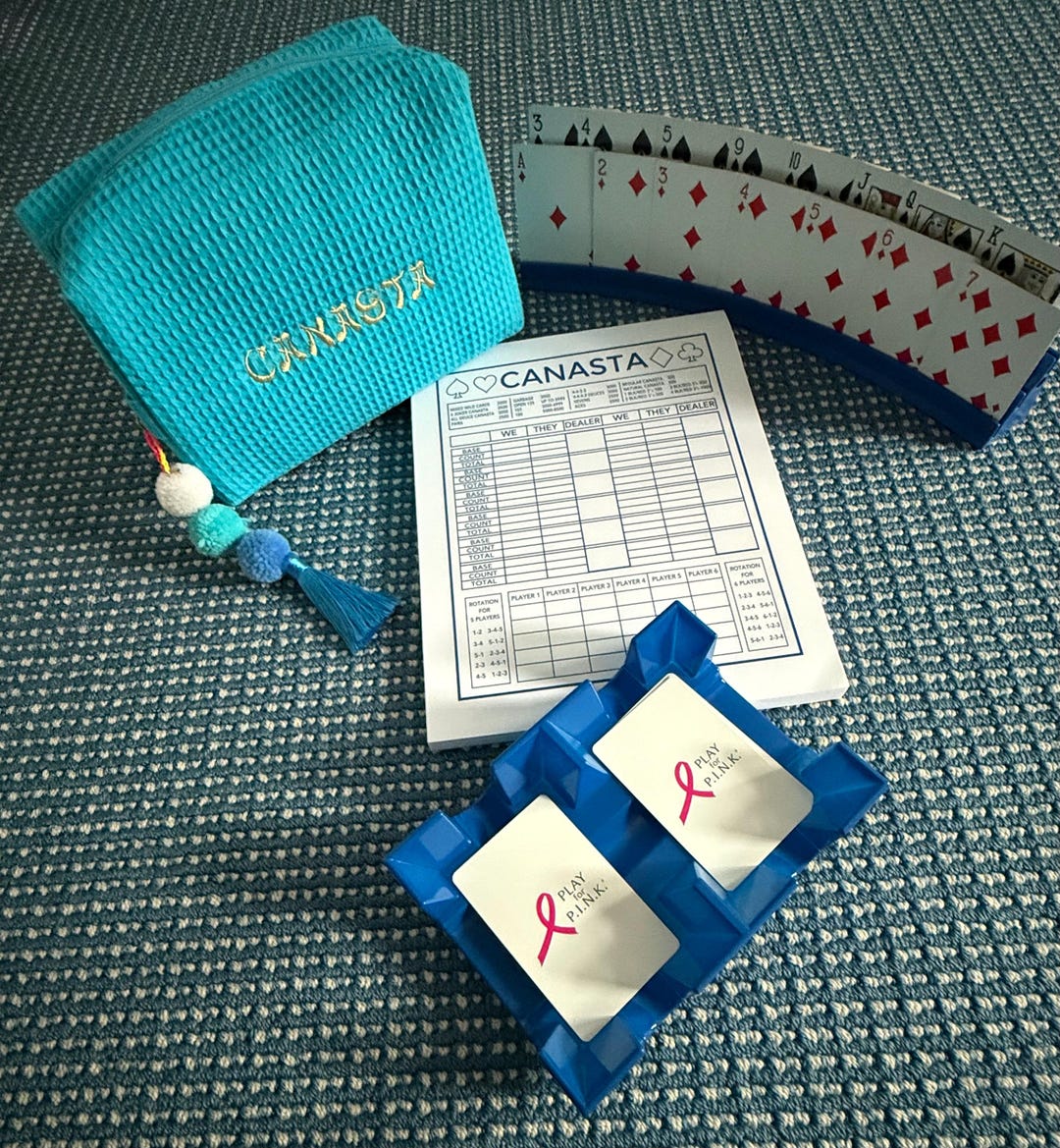 Canasta Set of 100 Pad Score Sheet, Card Spinner (two Deck), Card ...