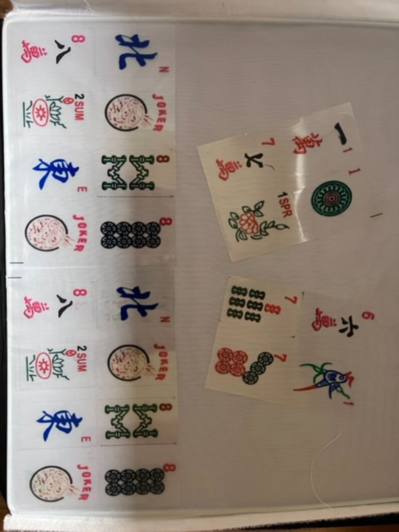 Mahjong Cookie, Mahjongg Edible Paper Tiles, Mahjongg Cookie Tiles ...